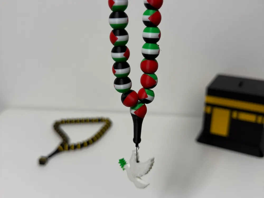 Tasbih – Prayer Beads in Palestine Colors - Free 3D Print Model ...