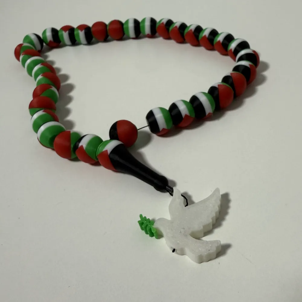 Tasbih – Prayer Beads in Palestine Colors - Free 3D Print Model ...