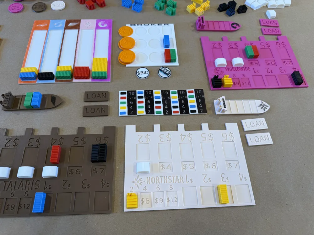Container - Board Game w/ Broker Investment Banker - Free 3D Print ...