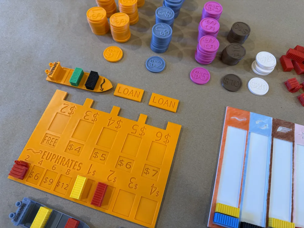 Container - Board Game w/ Broker Investment Banker - Free 3D Print ...