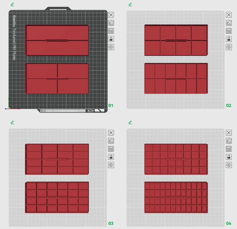 Stacking Small Parts Case with Gridfinity Support - Free 3D Print Model ...