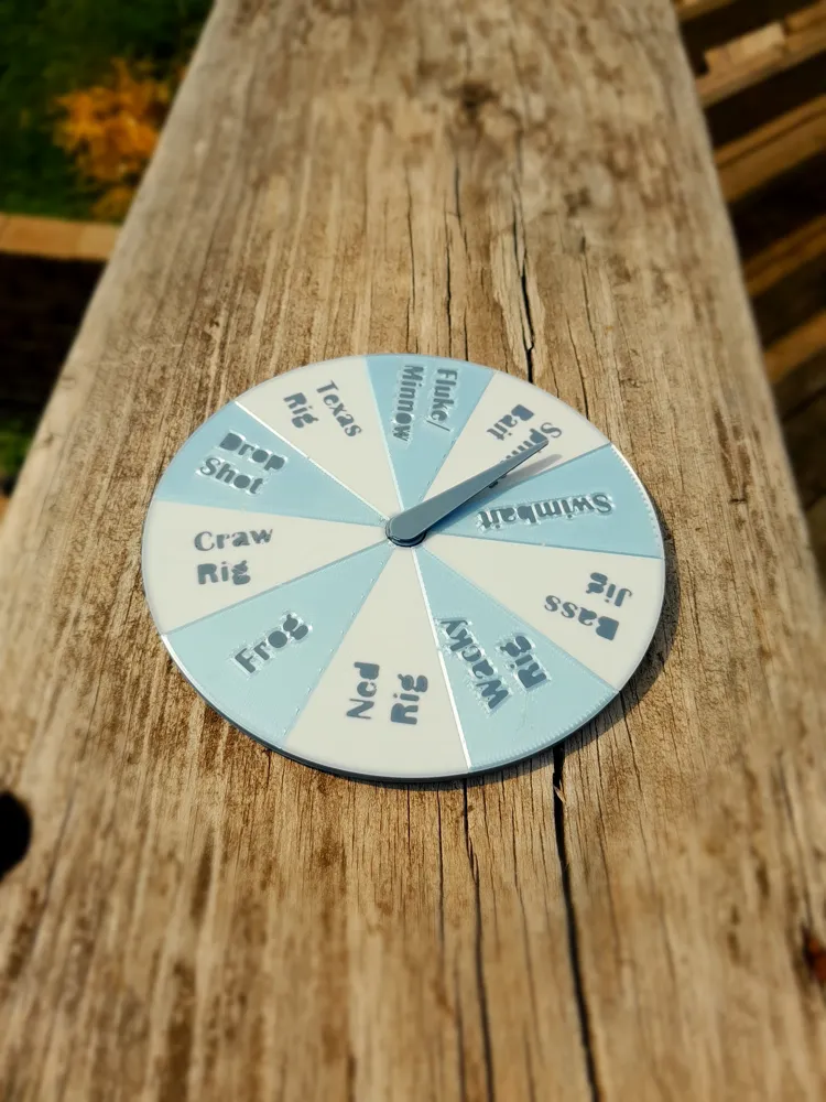 "Spin 2 Win" – Bait Decision Spinner by Hart Prints Co. MakerWorld ...