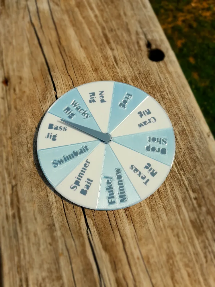 "Spin 2 Win" – Bait Decision Spinner by Hart Prints Co. MakerWorld ...