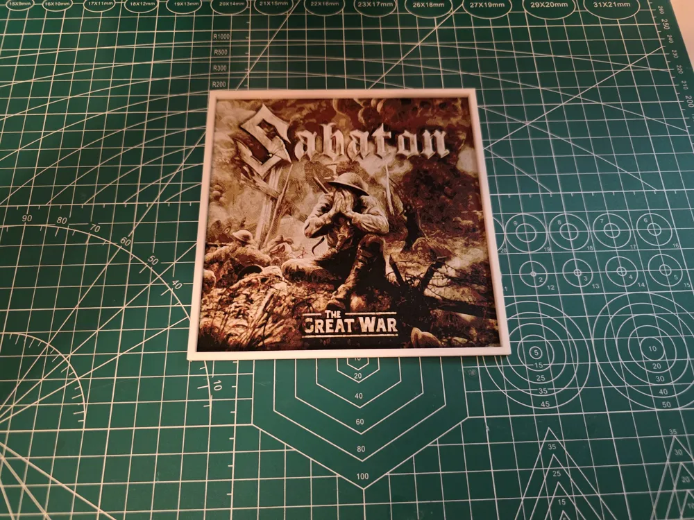 Sabaton "The Great War" Album - Hueforge Art - Free 3D Print Model ...