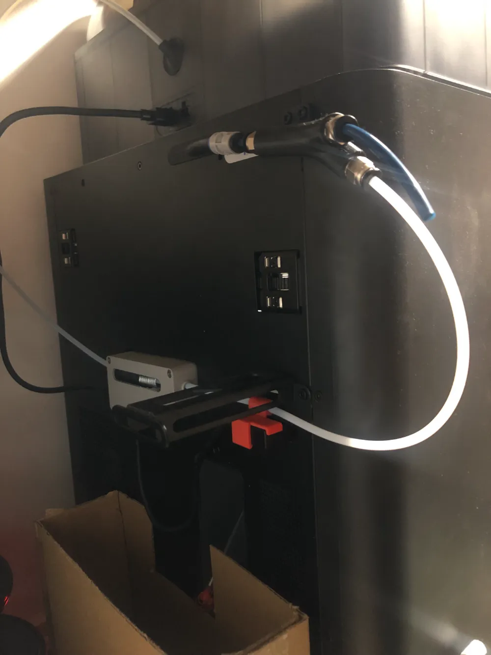 AMS buffer outlet ptfe tube guide by design element - MakerWorld