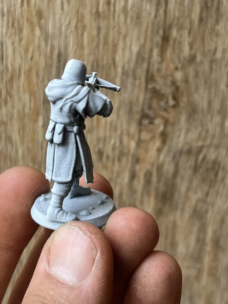 Miniature Templar with Four Crossbowmen, D&D by lagalerylab MakerWorld ...