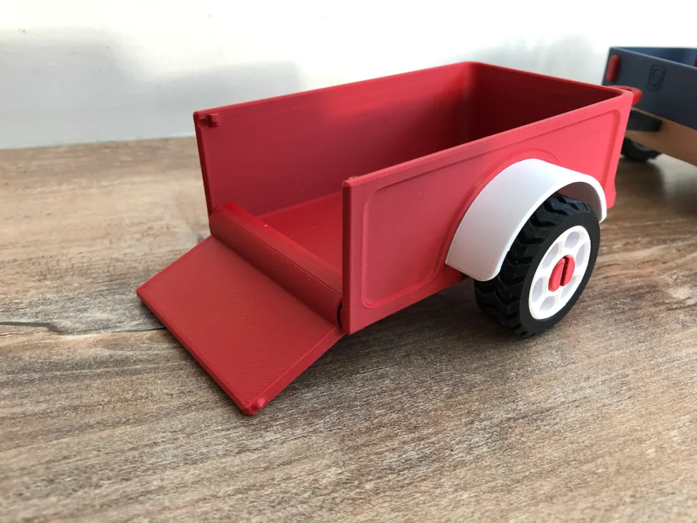 Trailer for my toy truck - Free 3D Print Model - MakerWorld