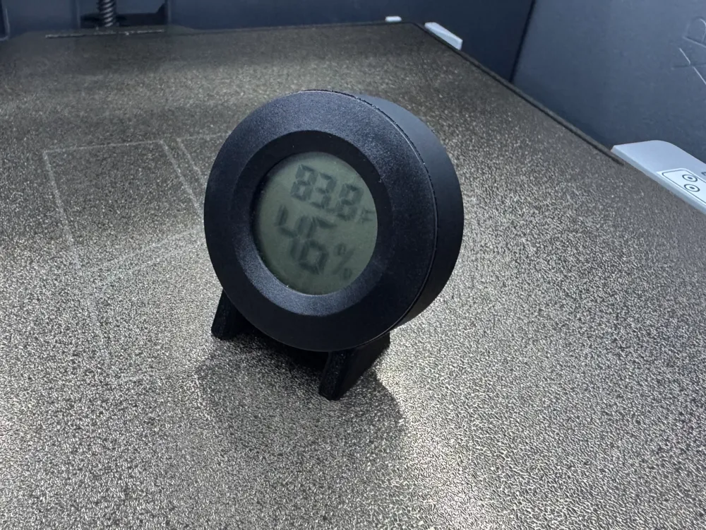 Simple Round Hygrometer Stand by Mono98 - MakerWorld