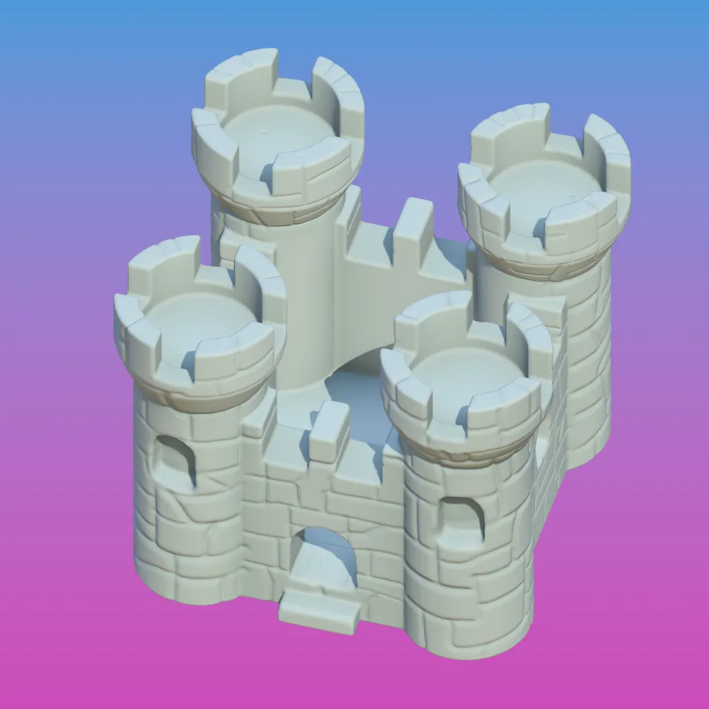 TIny medieval castle by Pipponji - MakerWorld