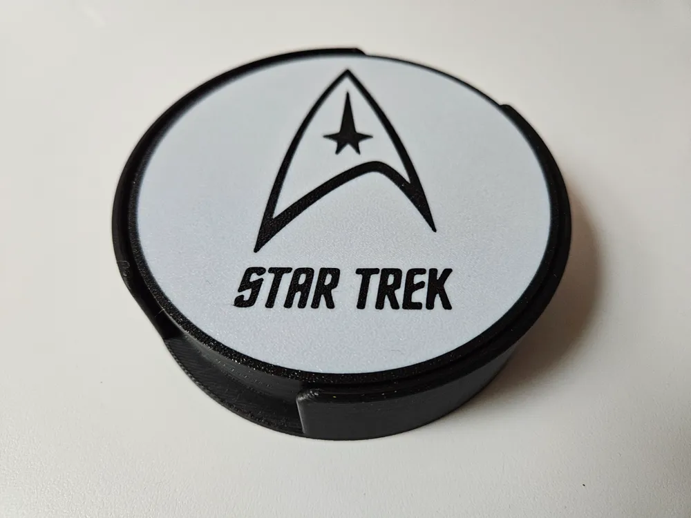 Star Trek Kirk Coaster by Derek - MakerWorld