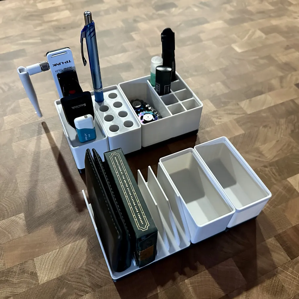 Gridfinity Desk Organizer System - Deskfinity by ethanthompson ...