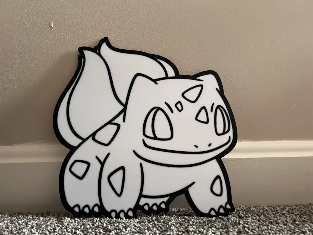 Pokemon - 0001 Bulbasaur LED Lamp by BeeTee 3D - MakerWorld