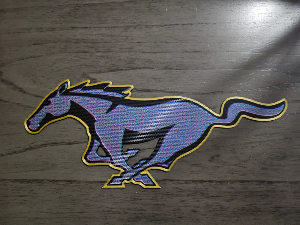 Mustang Pony Logo by liljohn406 - MakerWorld