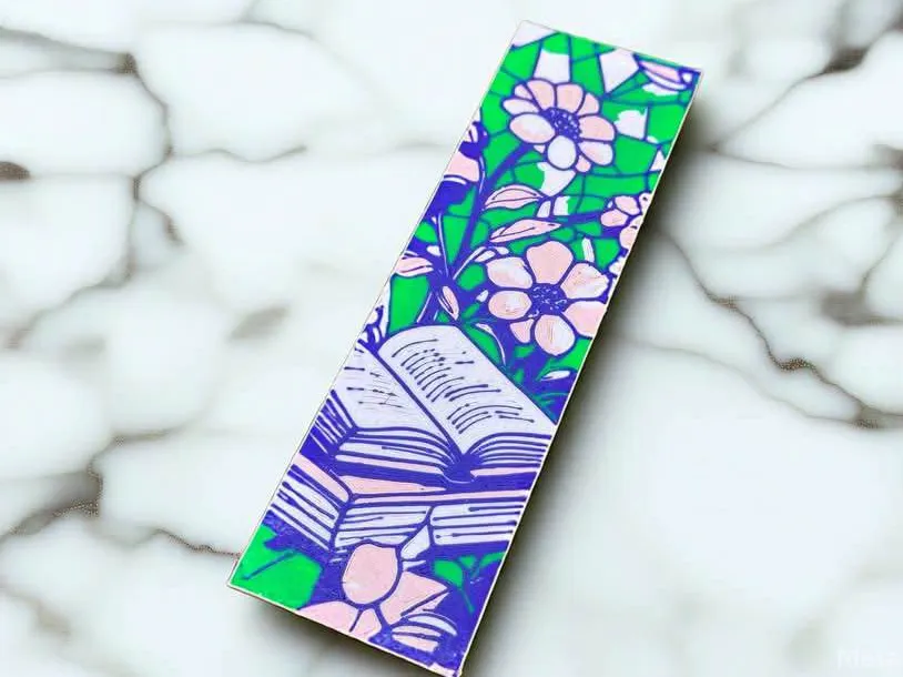 Flower Stain glass Bookmark by Ada & K - MakerWorld