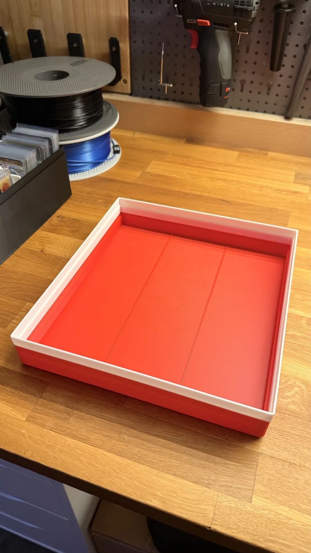 Trading Card Storage Box Riser for Toploader - Free 3D Print Model ...