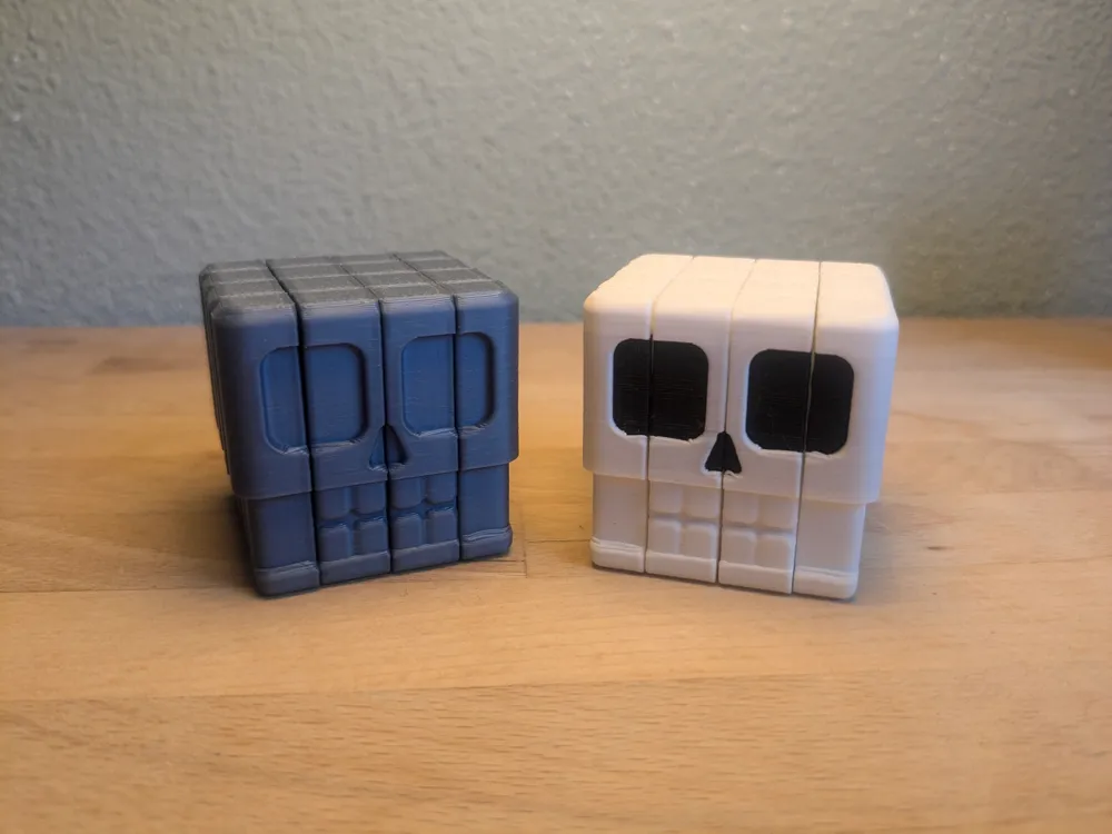 Fidget Skull Toy - Halloween - Free 3D Print Model - MakerWorld