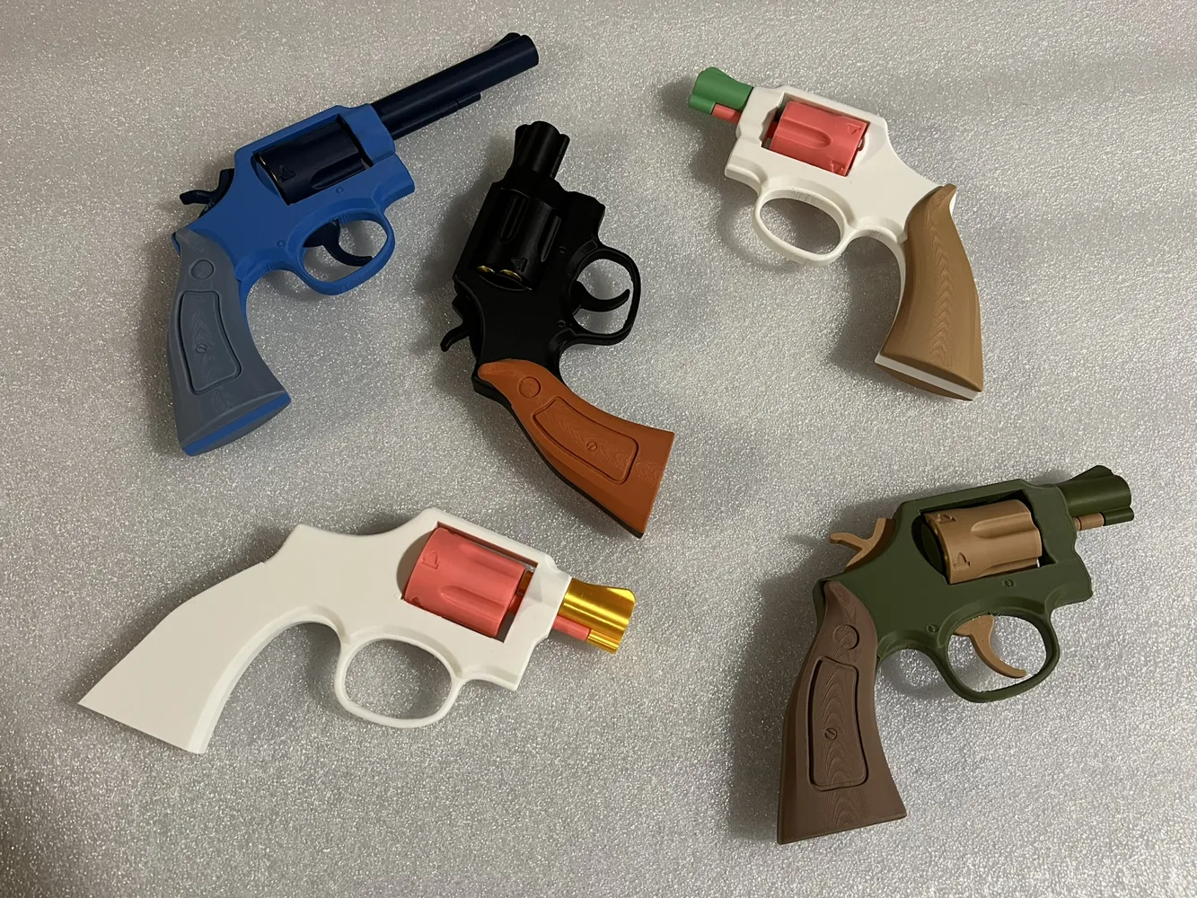Smith & Wesson Model 36 Prop Gun - Free 3D Print Model - MakerWorld