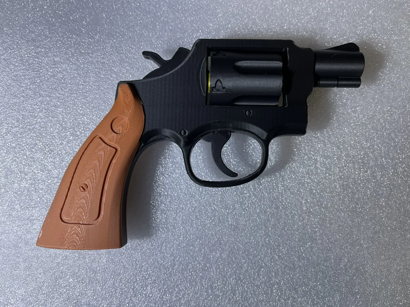 Smith & Wesson Model 36 Prop Gun - Free 3D Print Model - MakerWorld
