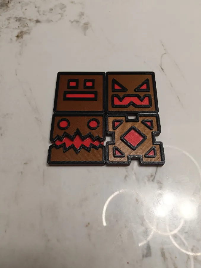 Geometry Dash Icons - 3MF file - Free 3D Print Model - MakerWorld