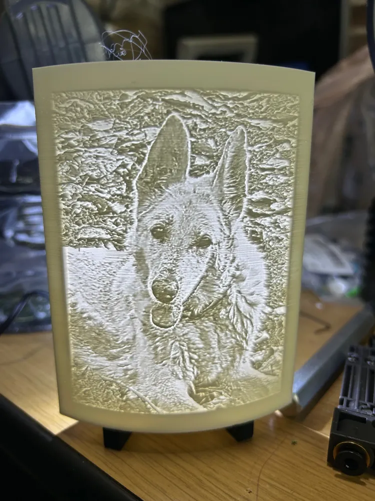 Sleek LED lithophane holder - Free 3D Print Model - MakerWorld