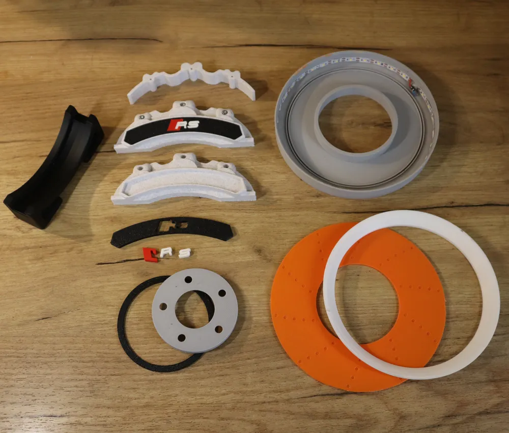 Stand Brake Disc Lamp – Audi RS6 - Free 3D Print Model - MakerWorld