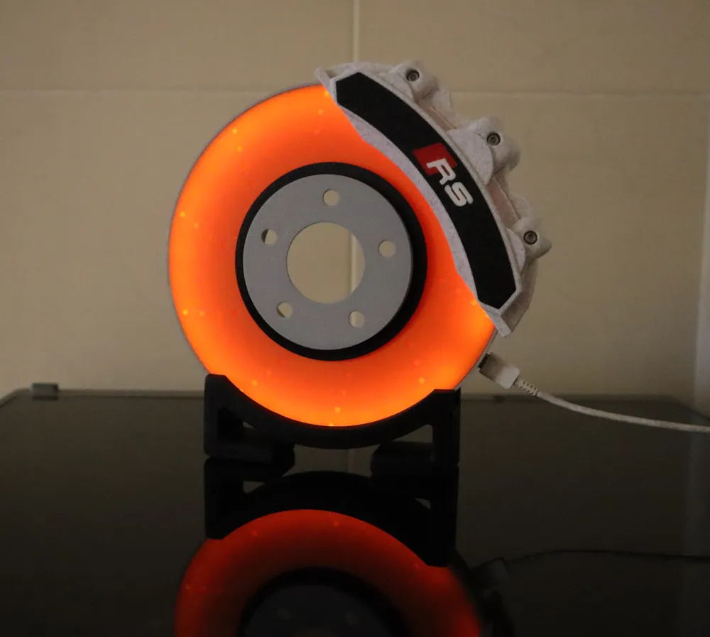Stand Brake Disc Lamp – Audi RS6 - Free 3D Print Model - MakerWorld