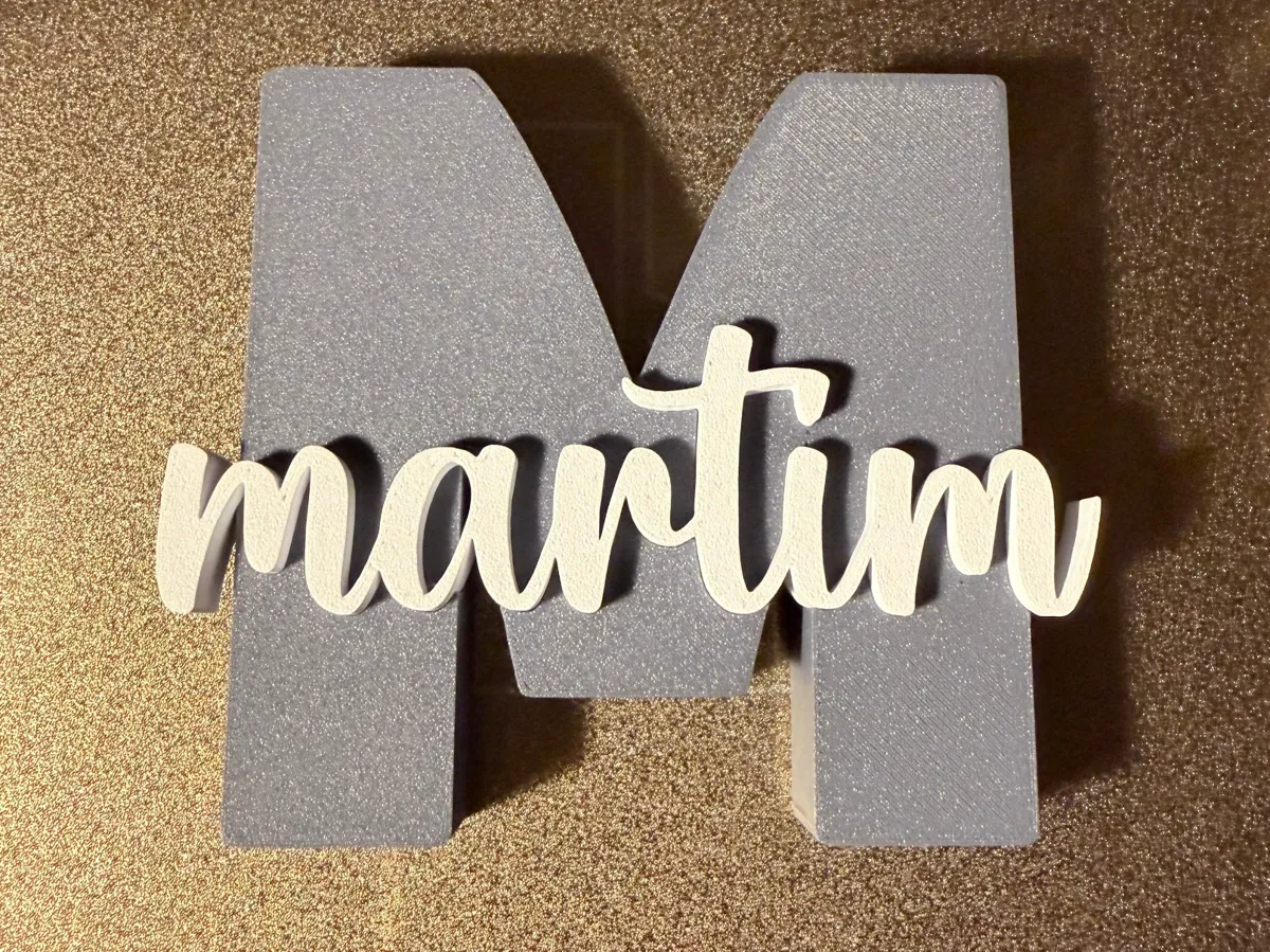 Martim Name Sign – Perfect Front Finish - Free 3D Print Model - MakerWorld