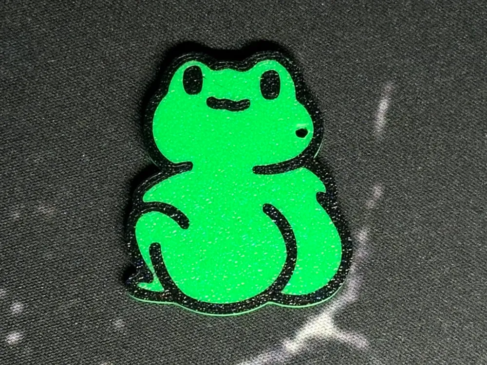 Cute ass frog keychain by Immax MakerWorld: Download Free 3D Models