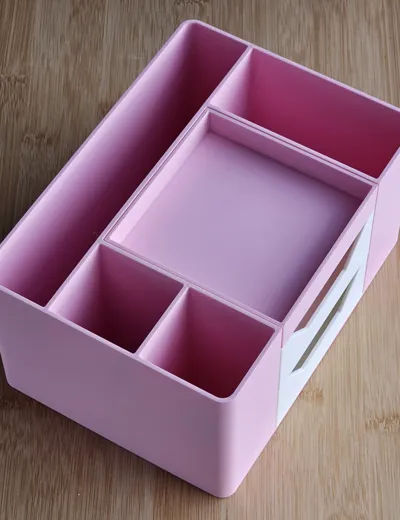 Desk Organizer with Drawers and Removable Tray by StarfishRapMakerWorld ...