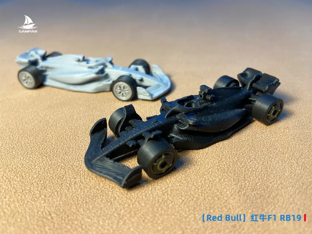 [Red Bull] Red Bull F1 RB19 1/64 Scale, Rotating Wheels, Display Stand ...