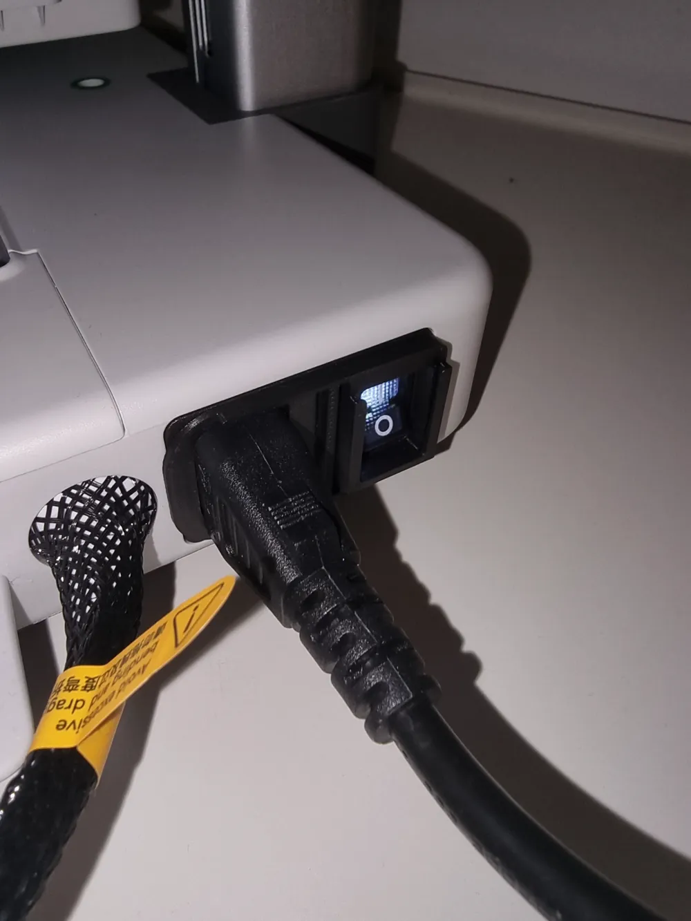 A1 power switch LED cover (IEC320 C14) by Marty MakerWorld: Download Free 3D Models