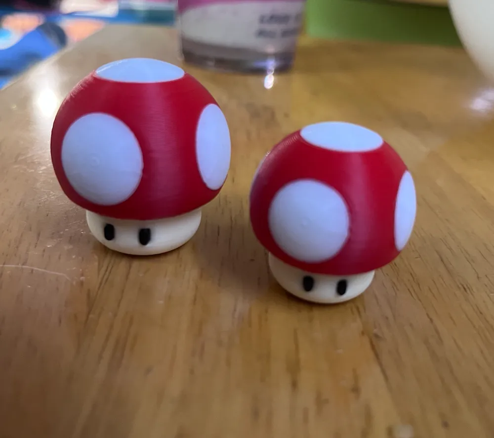 Mario mushroom EDC toy - Free 3D Print Model - MakerWorld