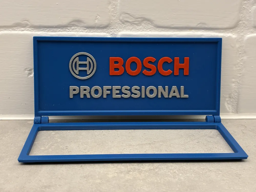 Lid - Bosch tool Inspired Desk toolbox pen holder - Free 3D Print Model ...