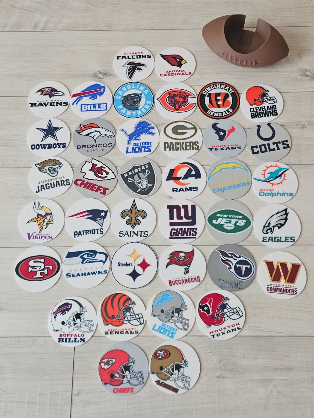 Football Coaster Holder - Free 3D Print Model - MakerWorld