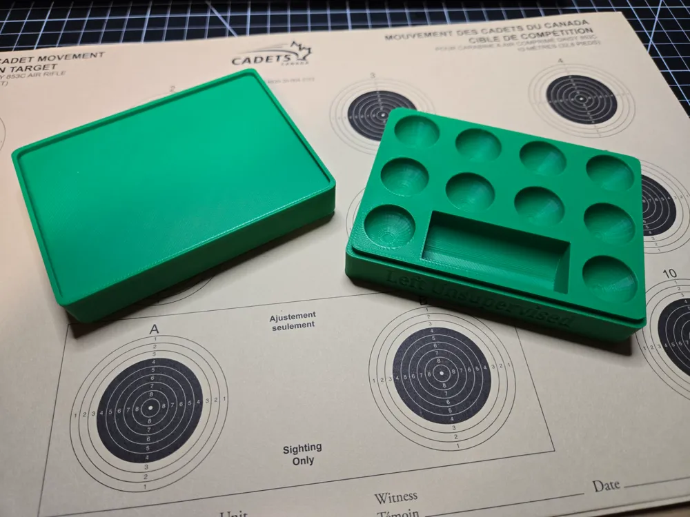 Stackable pellet block for Canadian Cadet targets by Left Unsupervised ...
