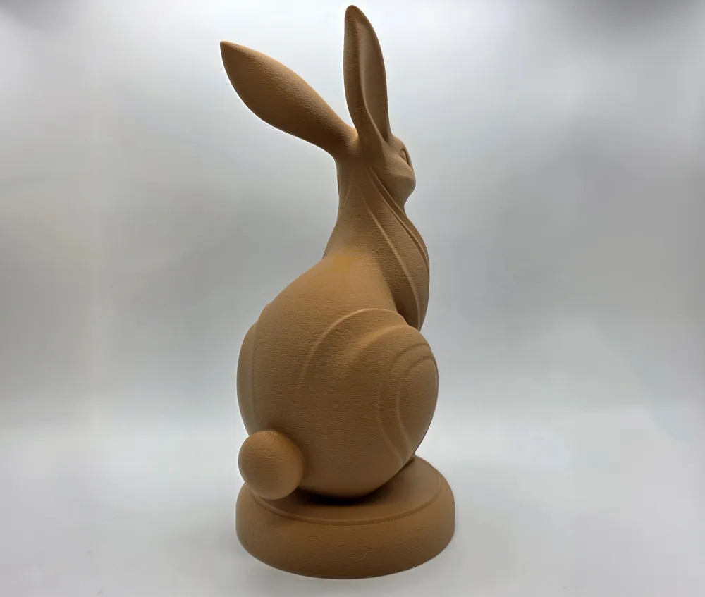 Standing Rabbit Sculpture - Free 3D Print Model - MakerWorld