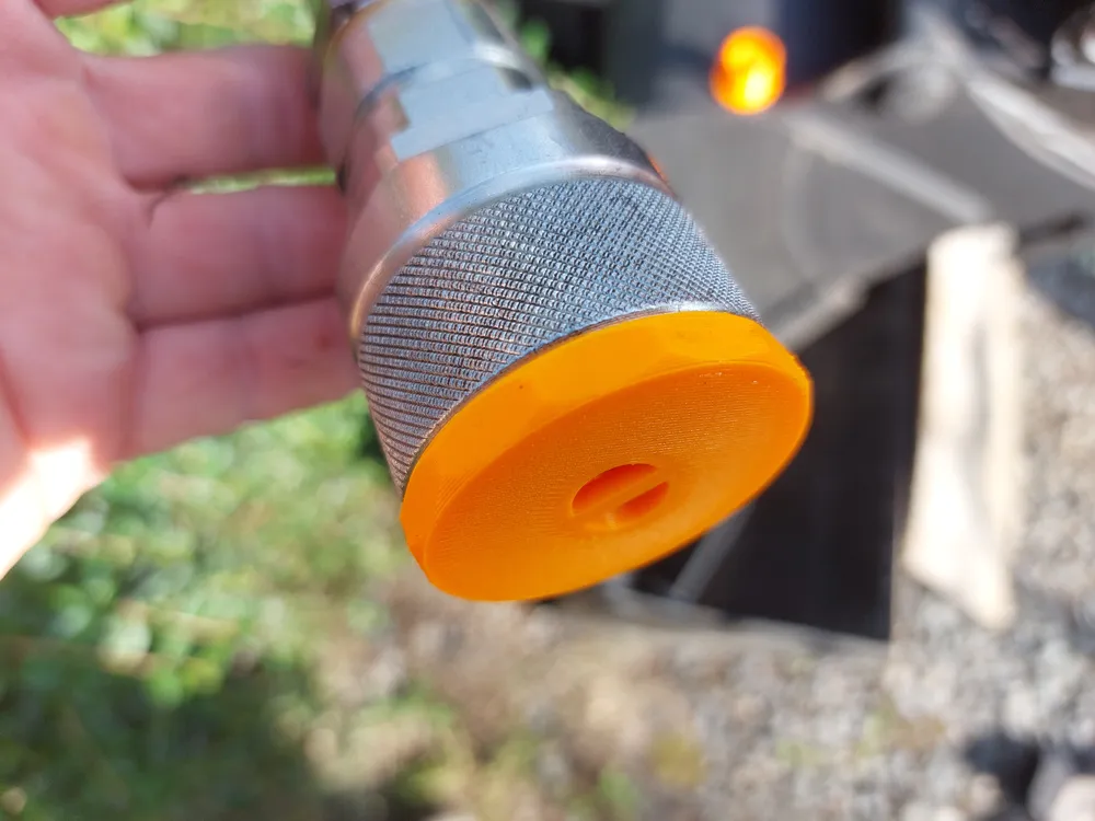 Excavator - tilting bucket quick coupler stopper by PedroKV - MakerWorld