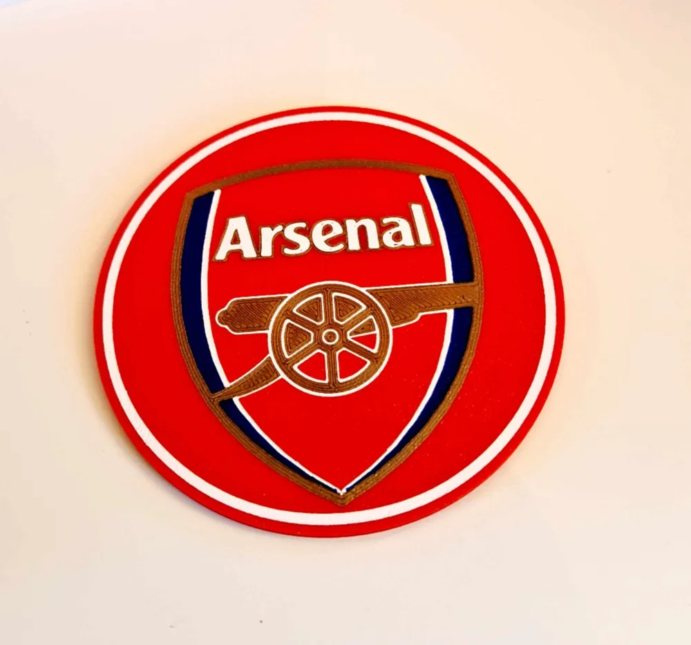Arsenal Football Club Coaster by SA3D Designs MakerWorld: Download Free ...
