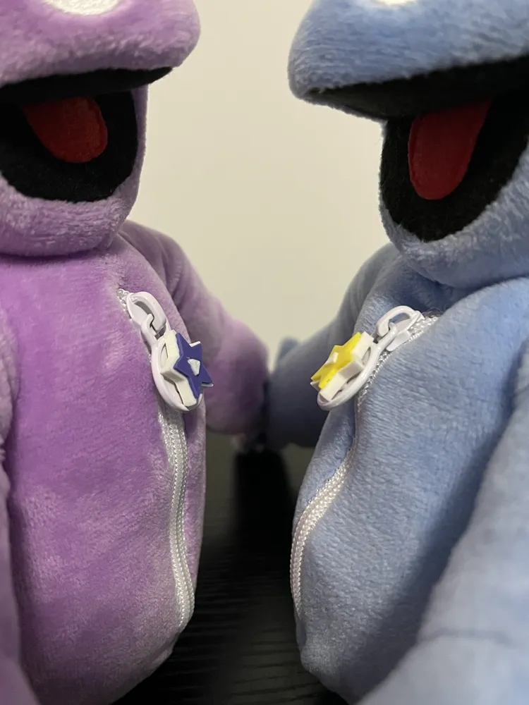 YEEPS PLUSH, star program/creator Snap on zipper by Grookey_XYZ ...