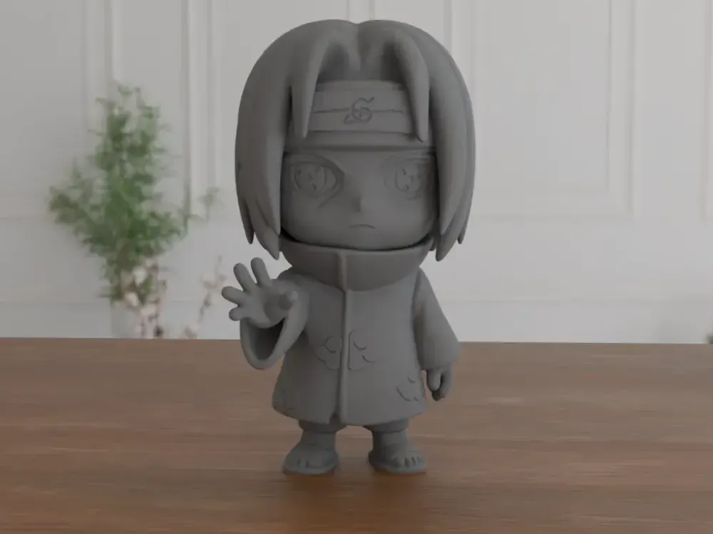 Q Version Naruto - Uchiha Itachi - Free 3D Print Model - MakerWorld