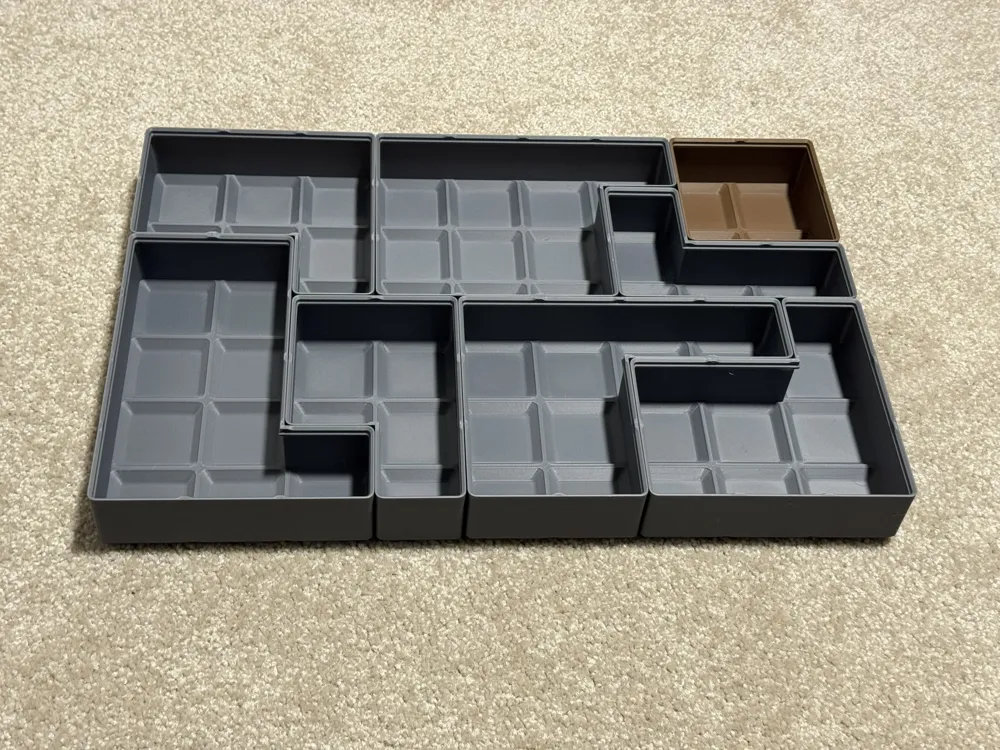 Gridfinity Extended - Irregular Bins Generator - Free 3D Print Model ...