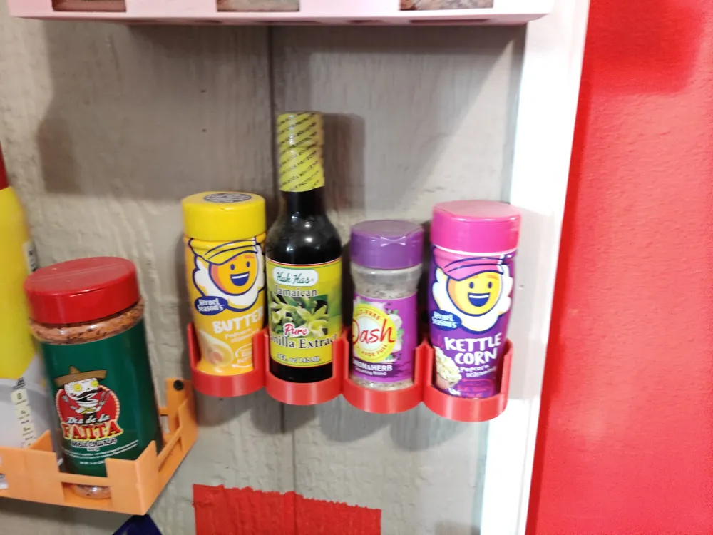 Small Round Spice Rack Wall Mounted by eDaterKenobi - MakerWorld