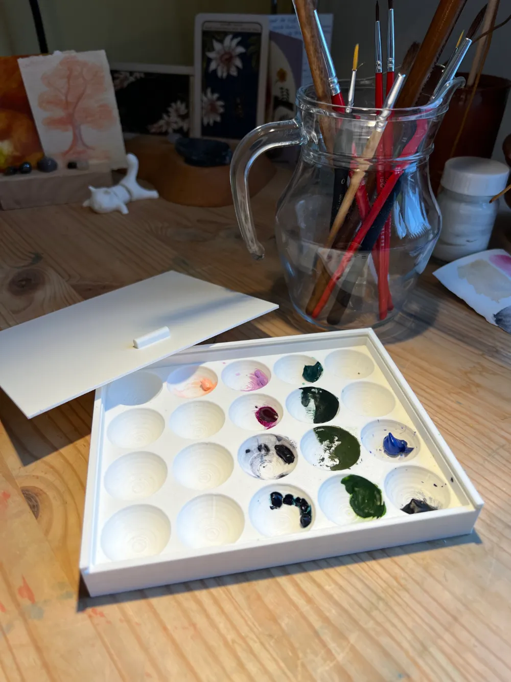 Paint palette closable (multiple parts available) by Timonvw - MakerWorld