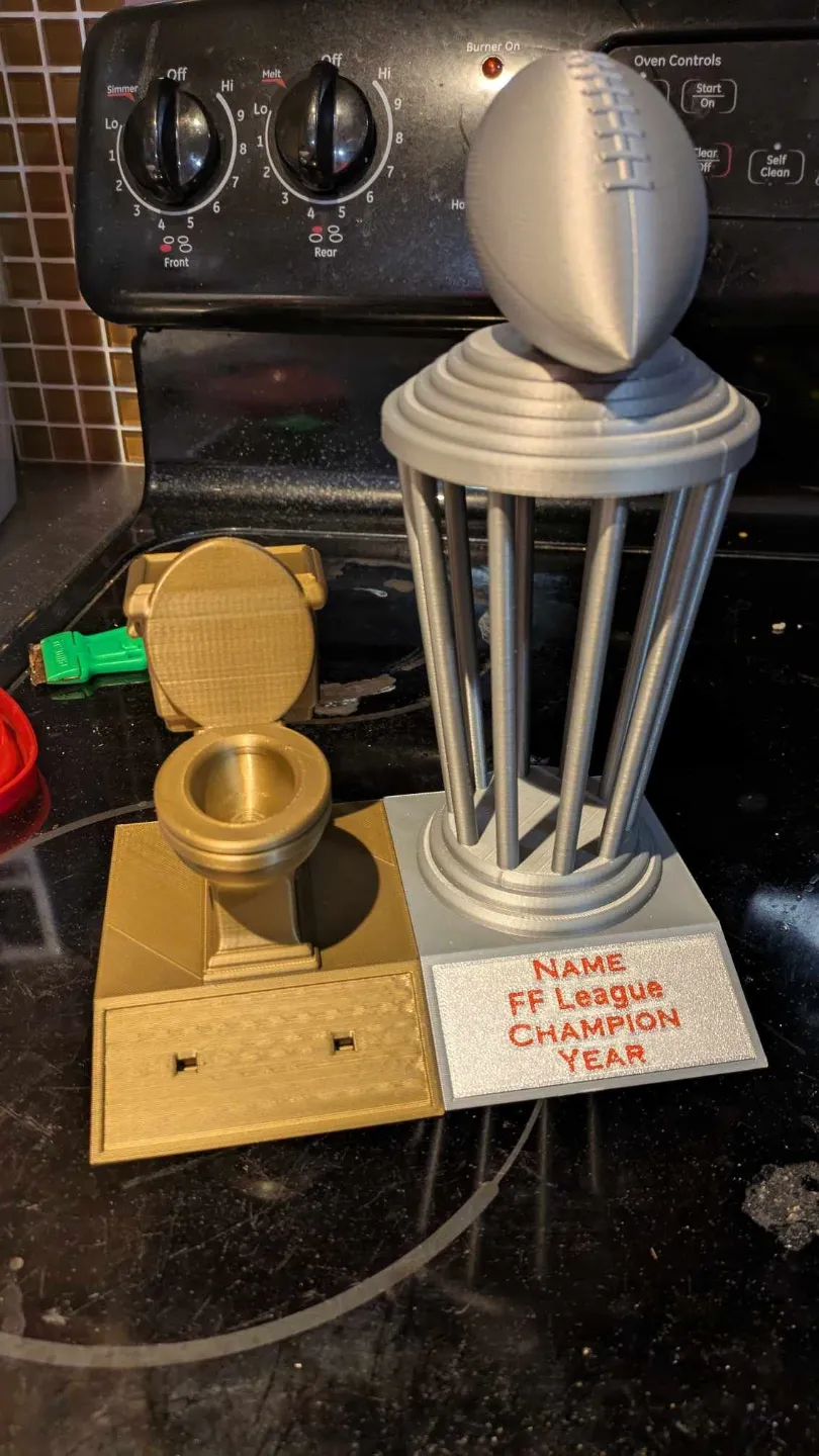 Golden Throne Award | Last Place Trophy | Worst by mikelb0013 - MakerWorld