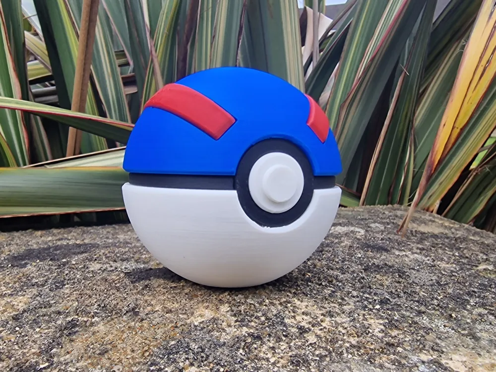 Pokeball Great Ball by Poke Prints MakerWorld: Download Free 3D Models