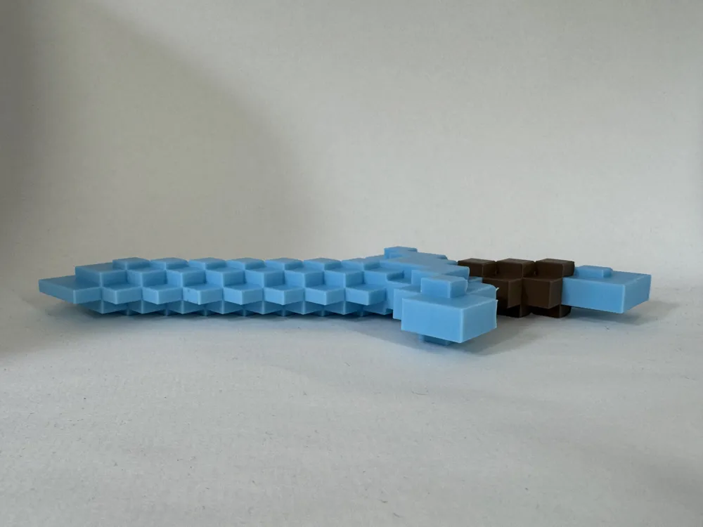 Minecraft Diamond Sword by Yesn't8 MakerWorld: Download Free 3D Models
