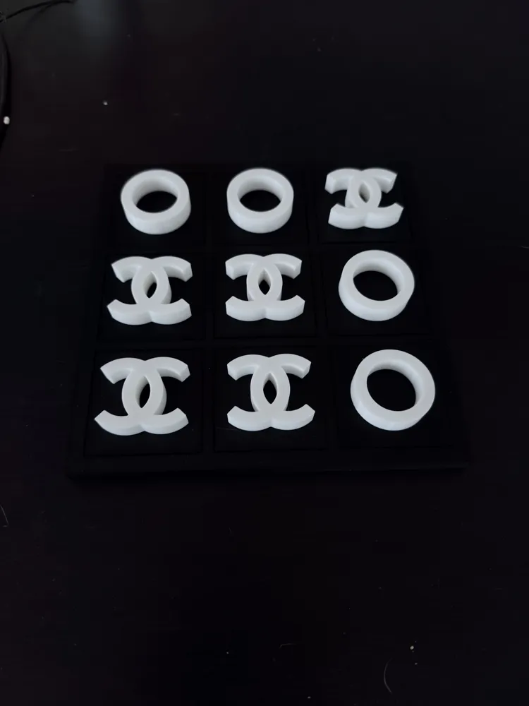 CC Tic Tac Toe - Very Posh - Two versions - Free 3D Print Model ...