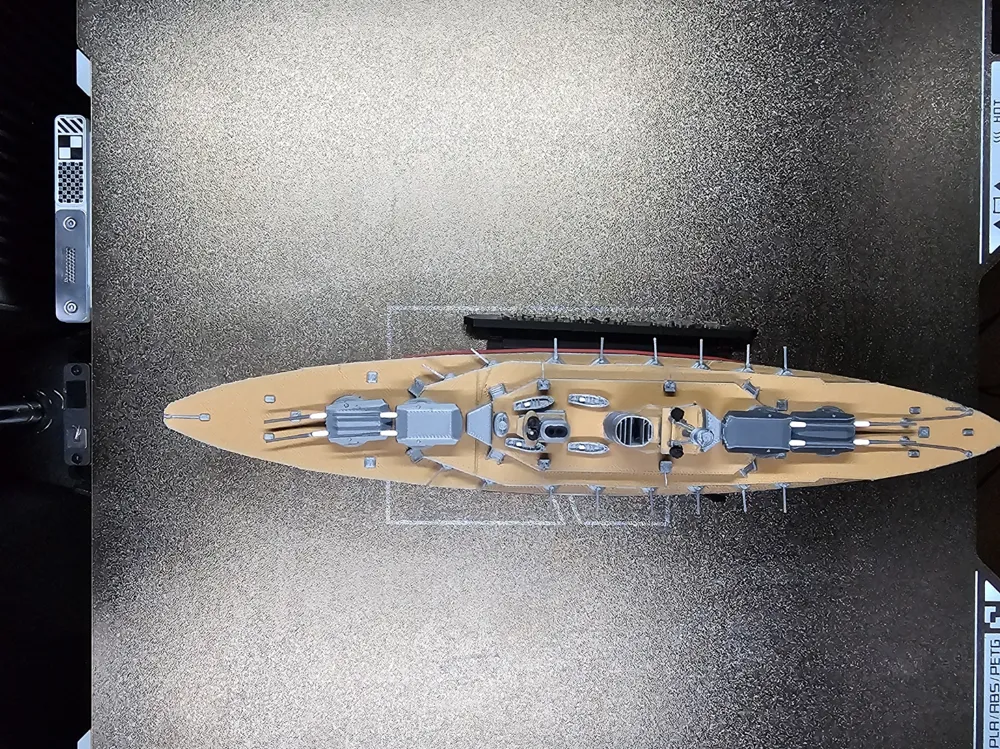 SMS Bayern Battleship - Free 3D Print Model - MakerWorld