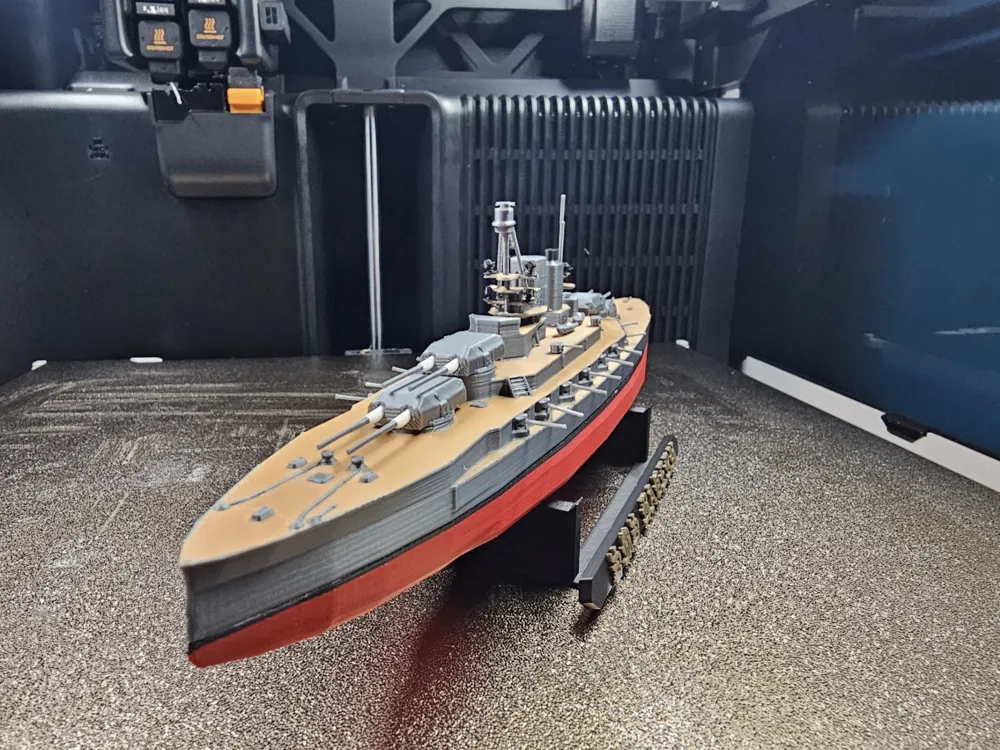 SMS Bayern Battleship - Free 3D Print Model - MakerWorld