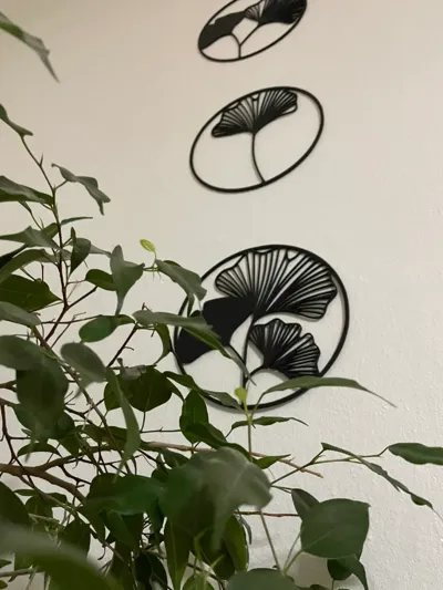 Ginkgo biloba wall decoration by Sysel94 - MakerWorld